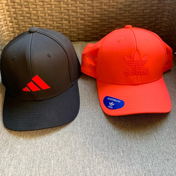 adidas | Accessories | 2 Brand New Adidas Hats Adjustable | Poshmark